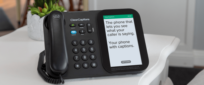 Caption Phones for Seniors